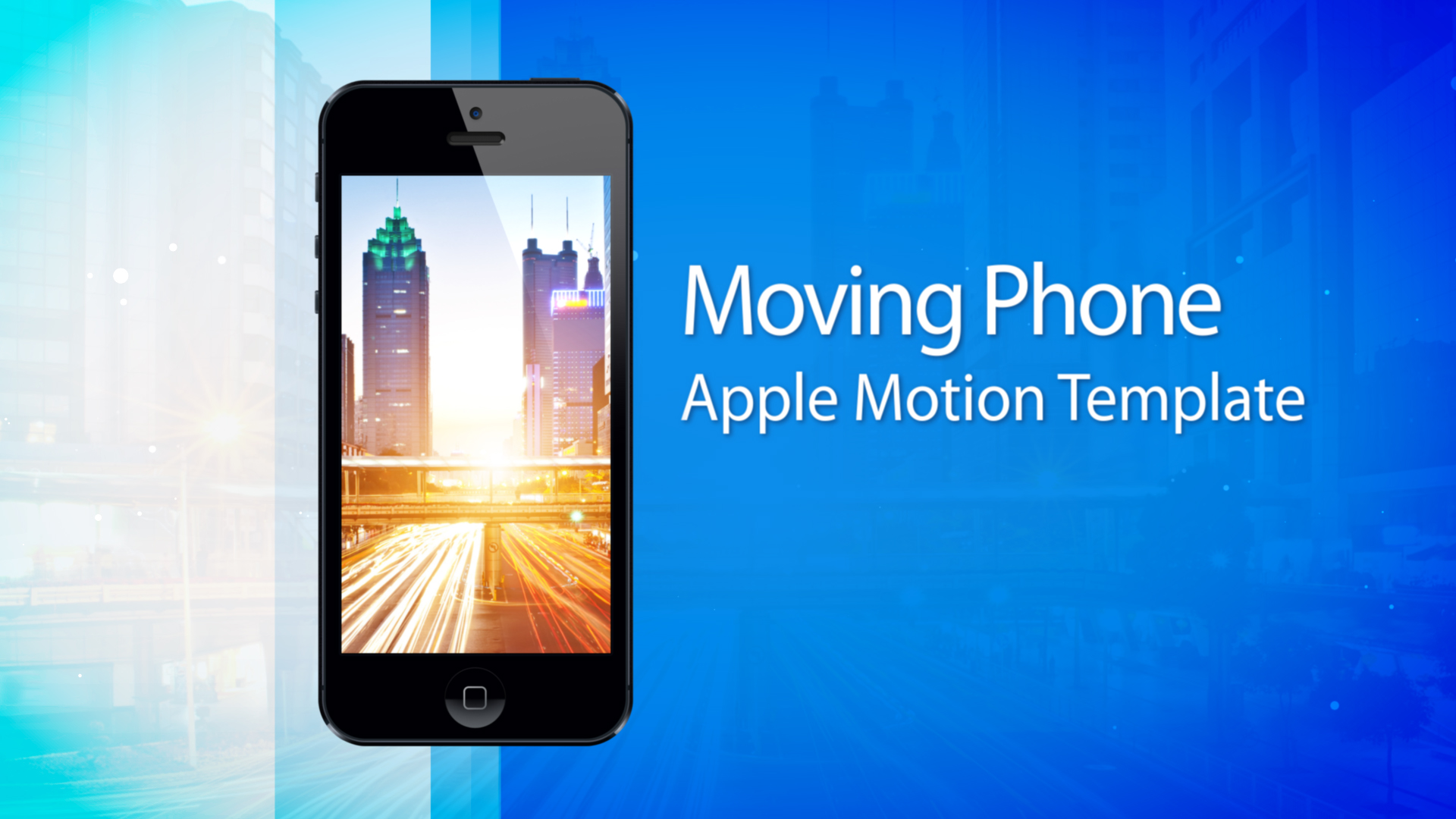 Moving Phone 15s Commercial - Final Cut and Apple Motion Template