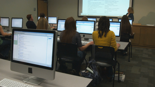 College computer lab