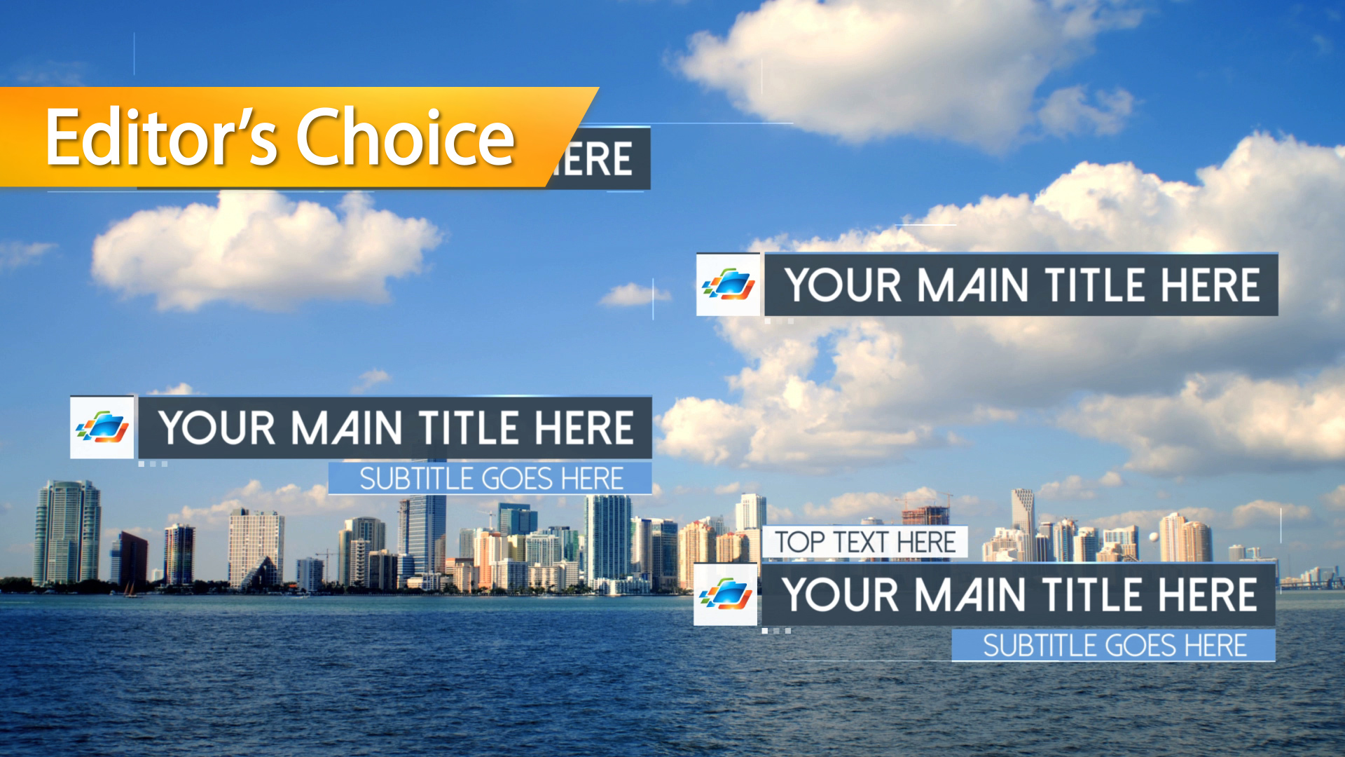 Flat Lower Thirds - After Effects Template