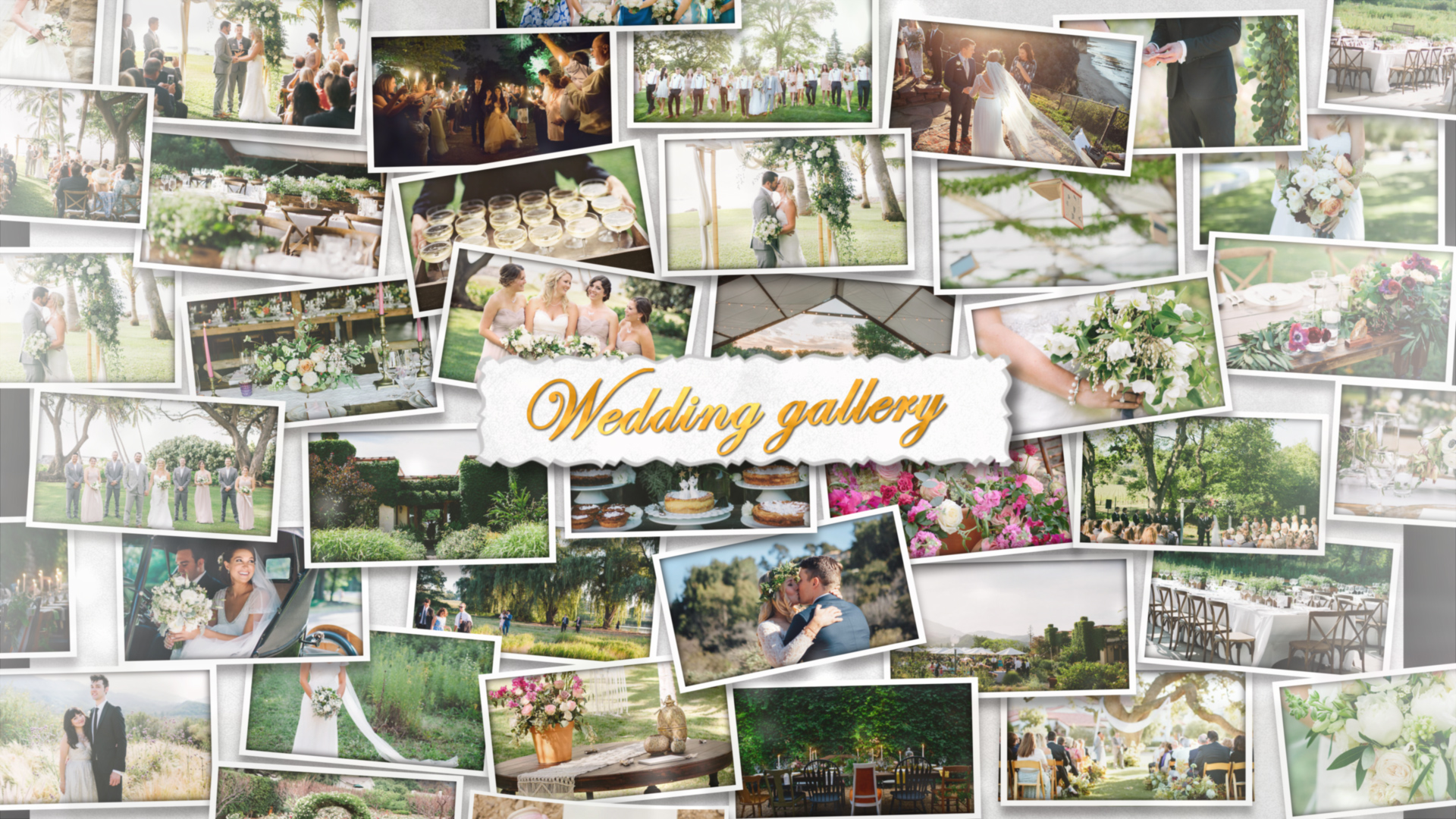 Wedding Wall Gallery - Final Cut and Apple Motion Template