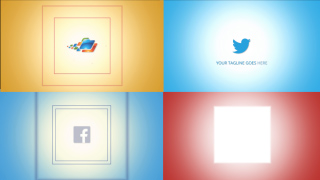 Modern Square Logo - After Effects Template