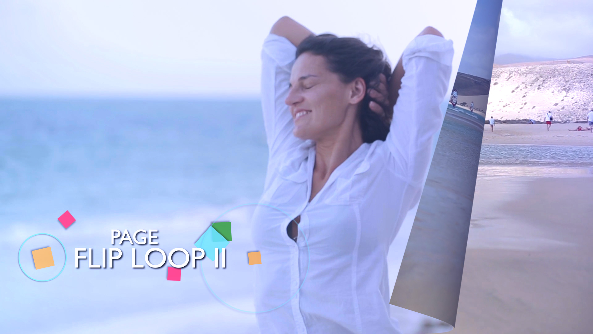 Page Flip Display Loop II - After Effects Template