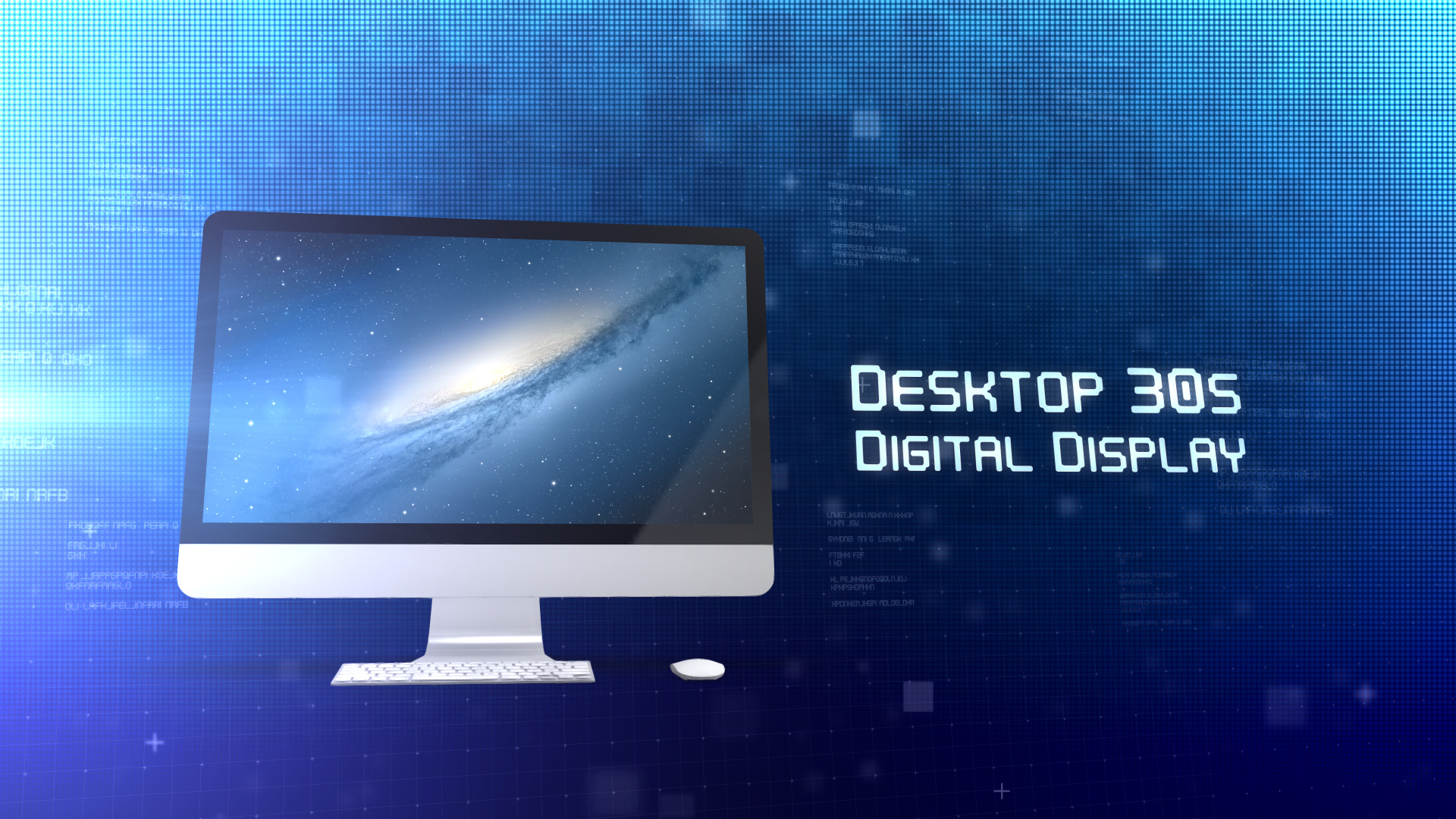 Desktop 30s Digital Display - Final Cut and Apple Motion Template