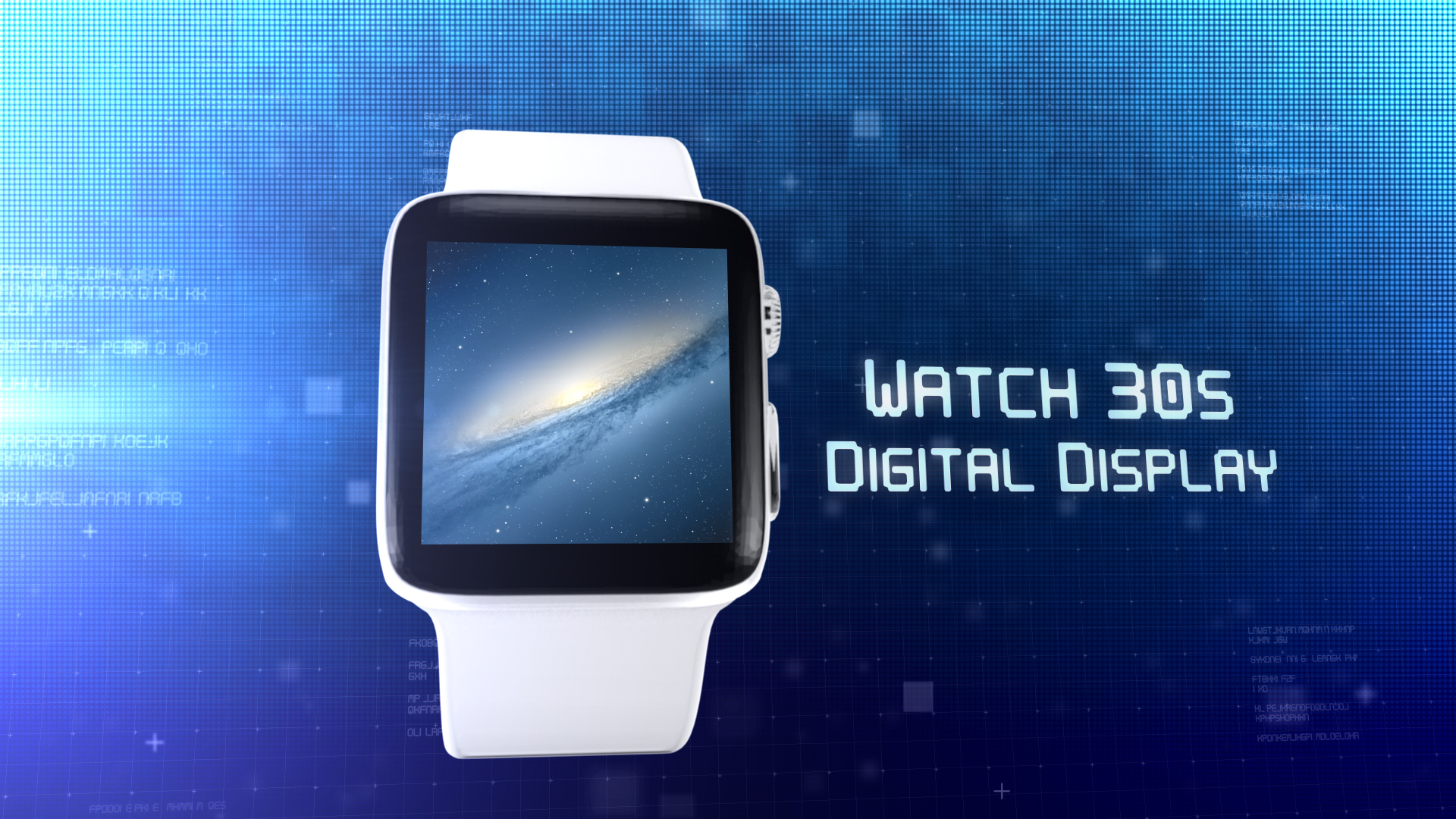 Watch 30s Digital Display - After Effects Template