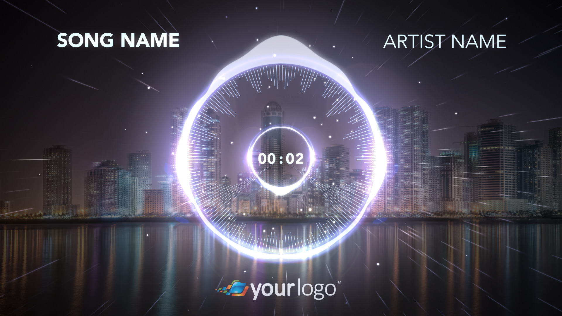 Music Visualizer 02 After Effects Template